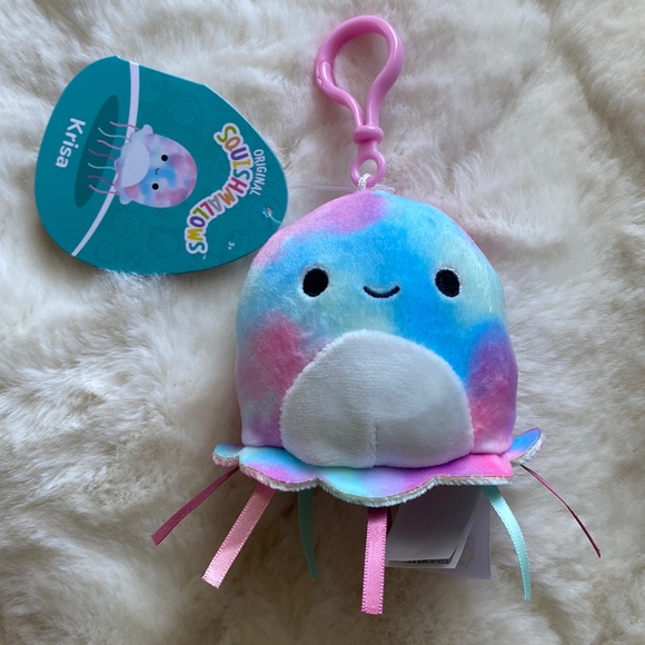 Squishmallows | Toys | Krisa The Jellyfish 3 Clip Squishmallows 223 ...